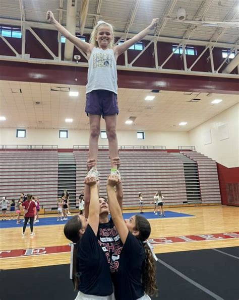 Tate High Cheerleaders Hold Lil Aggies Summer Cheer Camp With Gallery