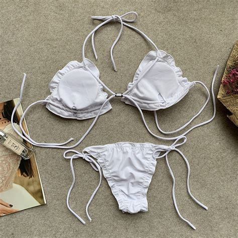 Mini Micro Swimming Suit Bikini Bathing Suit Ladies Swimwear Low
