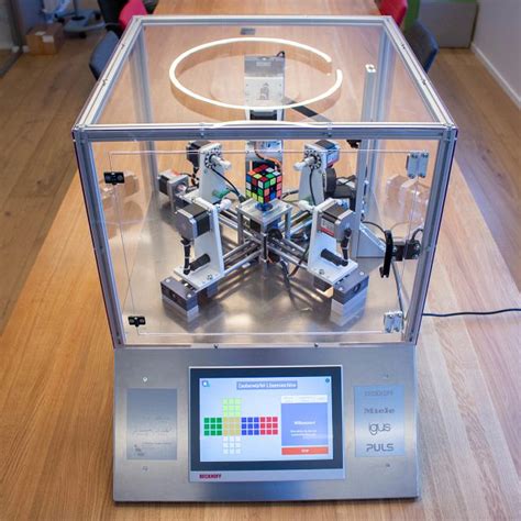 Rubiks Cube Solving Machine Igus Australia