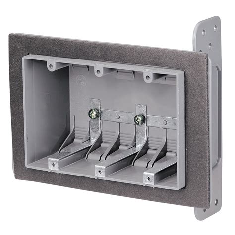 Nutek 3 Gang Airtight Plastic Box The Home Depot Canada