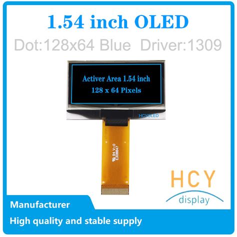 Multi Purpose Blue Oled Display 1 54 Inch 128x64 Suitable For Medical