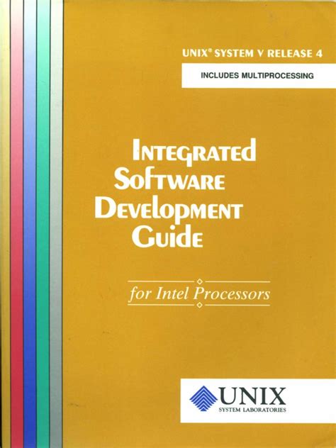 0 13 879479 0 Unix System V Rel4 Integrated Software Development Guide For Intel Processors 1992
