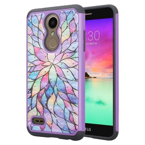 Lg K Case Lg Premier Pro Lte Case Lg K Case Bling Diamond Shock Proof Silicone Bumper