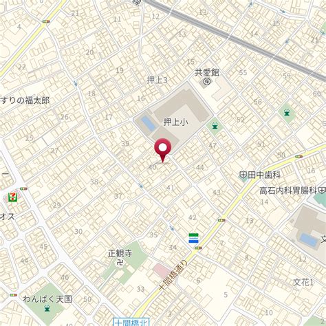 東京都墨田区押上3－40－7 の地図 Mapfan