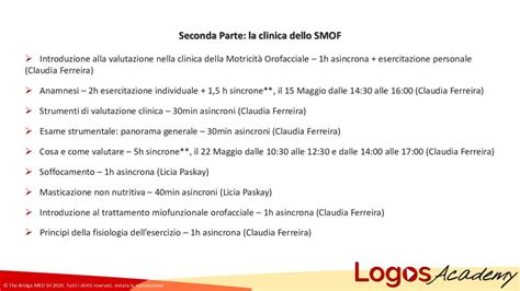 Modulo 1 La clinica della Motricità Orofacciale come lavora l