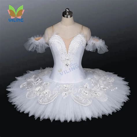 White Swan Lake Ballet Tutu Girl Professional Ballet Tutus For Girls