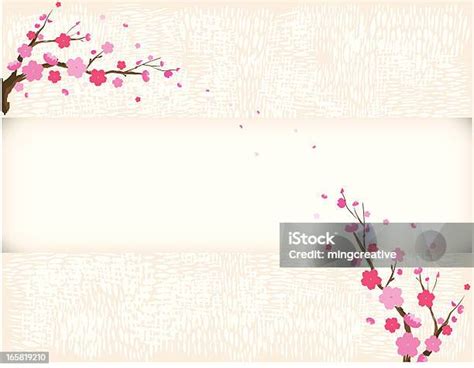 플럼 나무 이상증식 봄 매화에 대한 스톡 벡터 아트 및 기타 이미지 매화 꽃잎 우아 Istock