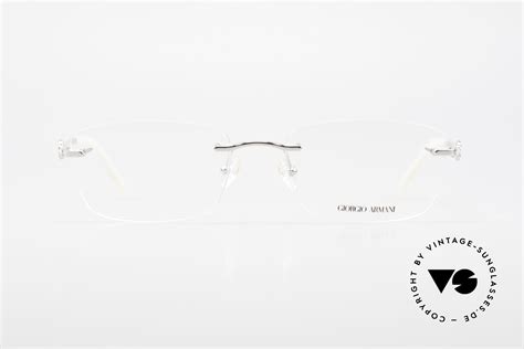 Glasses Giorgio Armani 310 Rimless Vintage Eyeglasses