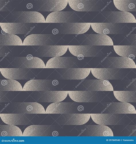 Modern Dynamic Seamless Pattern Trend Vector Dotwork Cool Abstract Background Stock Vector