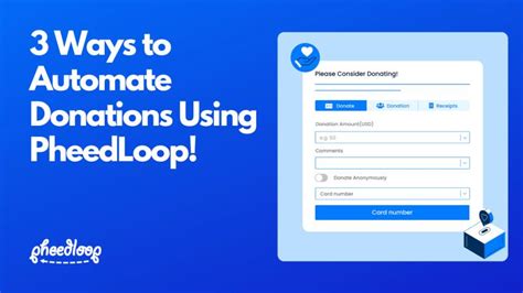 3 Ways To Automate Donations Using Pheedloop Pheedloop