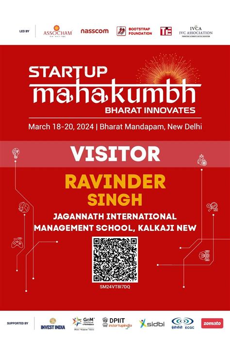 Startupmahakumbh Networking Innovation Ravinder Singh