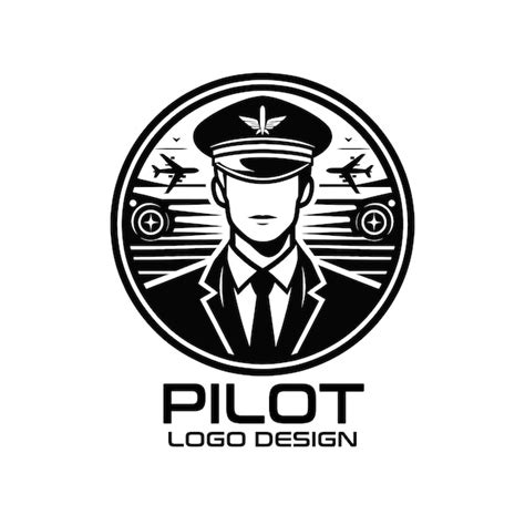 Premium Vector Pilot Vector Logo Design