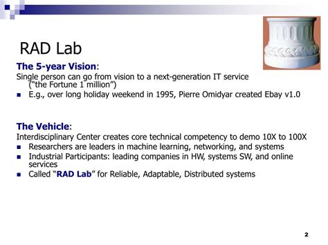 Ppt Berkeley Rad Lab Robust Adaptive Distributed Systems Powerpoint Presentation Id1282586