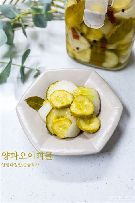 피클 레시피 양파오이피클 만드는법 피클 만들기 비율 오이 요리 추천 다이어트 음식 네이버 블로그