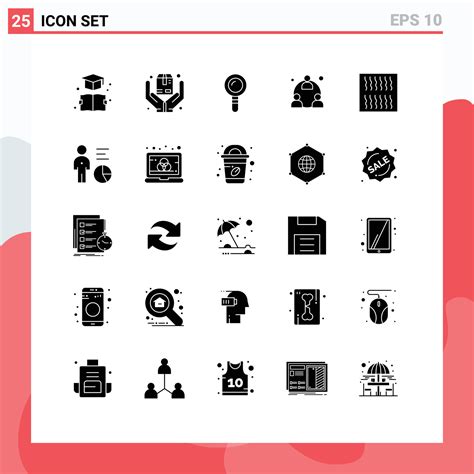 25 Thematic Vector Solid Glyphs And Editable Symbols Of Pasta Network Search Mlm Business