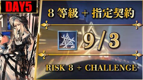 【危機契約8】93（簡単3人置くだけ：8等級 指定契約）灼熱の鍾乳洞（溶岩洞）【アークナイツ Arknights】 Youtube