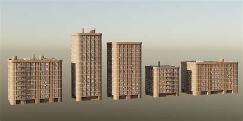 Night And Day Procedural City Buildings Superhive Formerly Blender