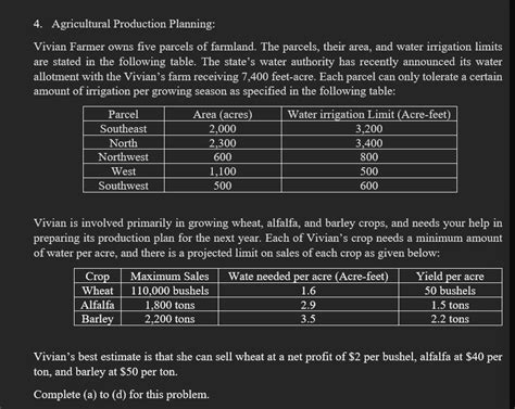 Solved For Each Problem Define The Decision Variables For Chegg