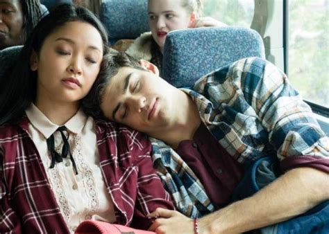 Lara Jean Song Lana Condor And Peter Kavinsky Noah Centineo In To