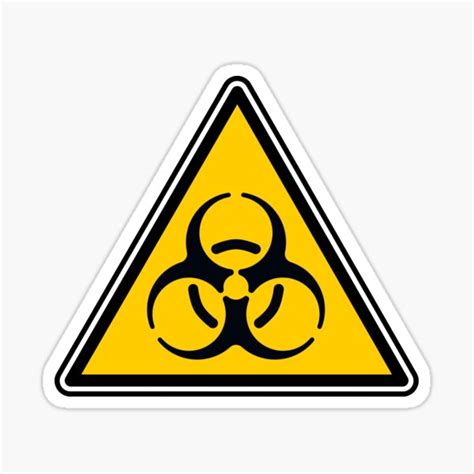 Nuke Radioactive Symbol Warning Sign Sticker For Sale By K Boss