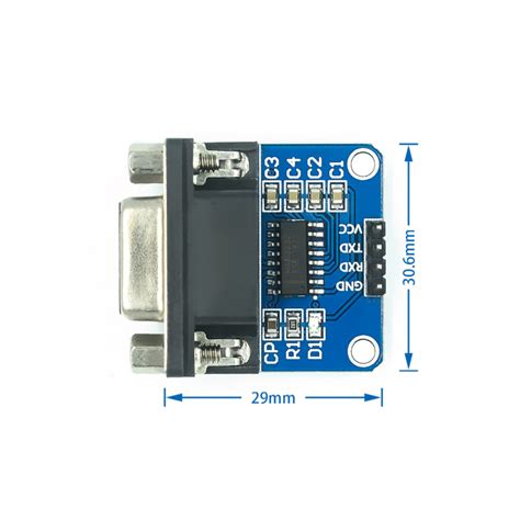 Conversor Rs232 Para Ttl Max3232 Com Db9 Arducore Robótica Educacional Arduino