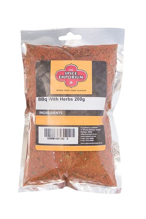 Bbq Spice With Herbs 200g The Spice Emporium