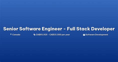 Senior Software Engineer Full Stack Developer At Samsara