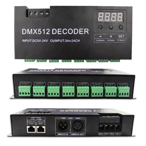 Digital Ch Rgb Dmx Decoder Stage Engineering Master Station