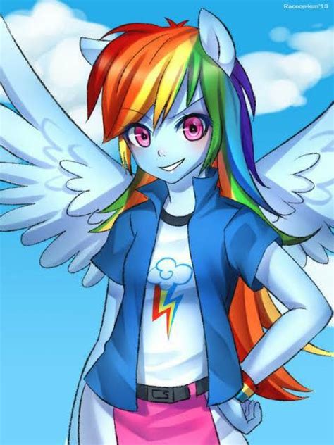 Rainbow Dash Anime By Moonllightsonata On Deviantart