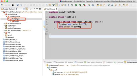 【git 11】eclipse中git冲突管理 eclipse git 冲突解决 csdn博客