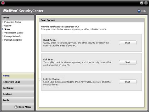 Download McAfee VirusScan 13 3 117