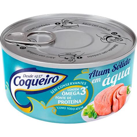 Atum Coqueiro Sólido Ao Natural Lata 170g Supermercado Coop