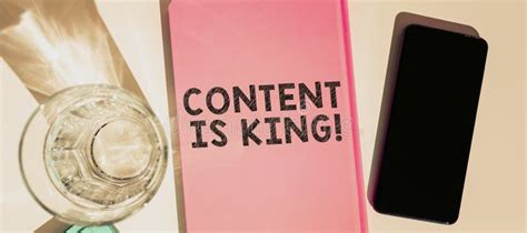 Conceptual Caption Content Is King Internet Concept Marketing
