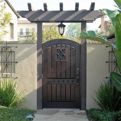 Backyard Gates Wood Gate Outdoor Gate