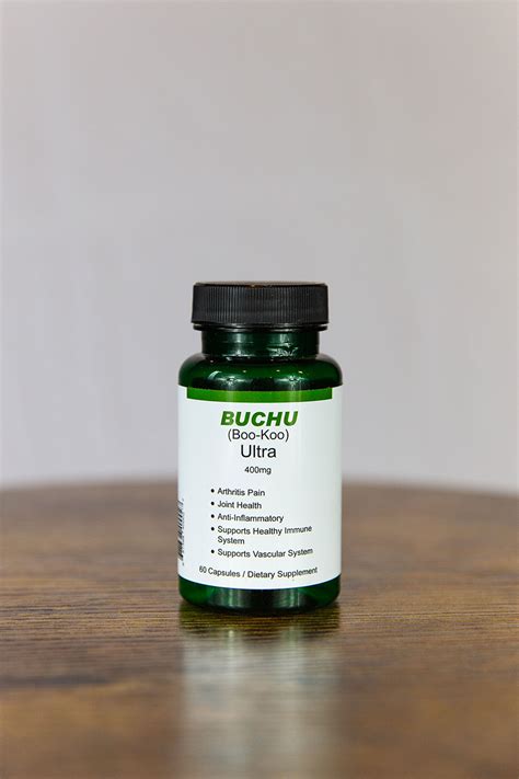 400mg Capsules Buchu Ultra Arthritis Pain Relief 60 Capsules Bottle