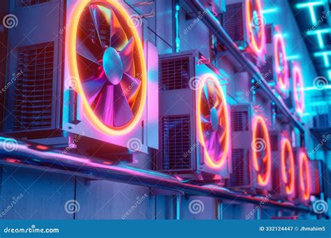 Advanced Condenser Unit With Aidriven Temperature Control Glowing With