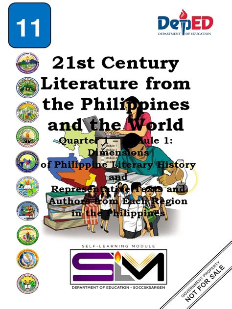 21st Century Literature Q1 Module 1 Pdf Weaving Learning