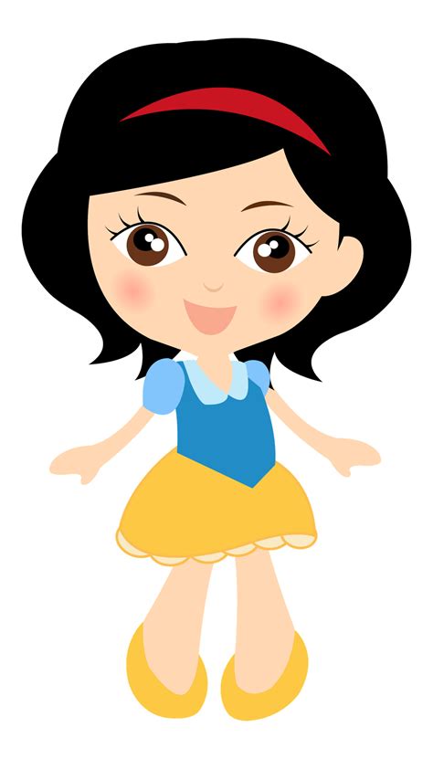 Branca De Neve Cute 02 Imagens PNG