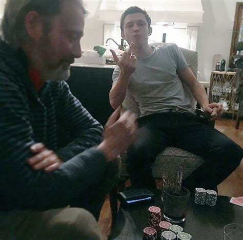 Apéritif on Twitter Mads Mikkelsen and Tom Holland play at the