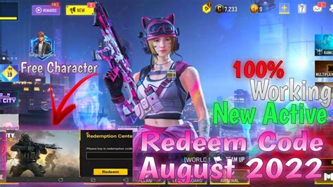 August 2022 New Redeem Code Redemption Code Cod Mobile Codm Codes