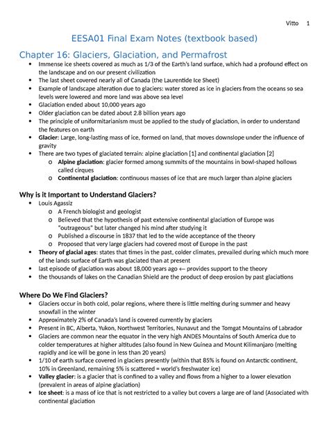 Essa Final Exam Notes Textbook Based Eesa Final Exam Notes