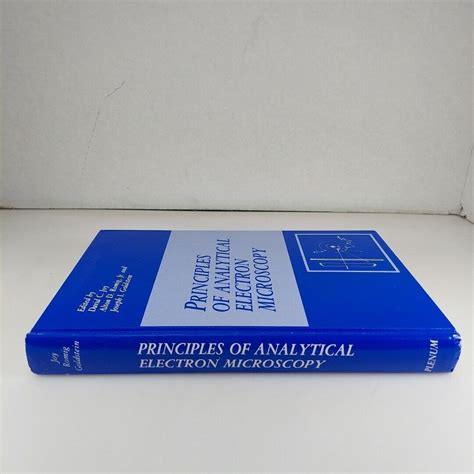 Principles Of Analytical Electron Microscopy 1989 2nd Printing