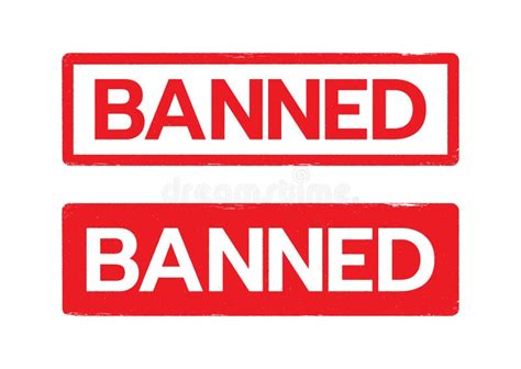 Vector De Estampado Prohibido Ilustración Del Vector Ilustración De