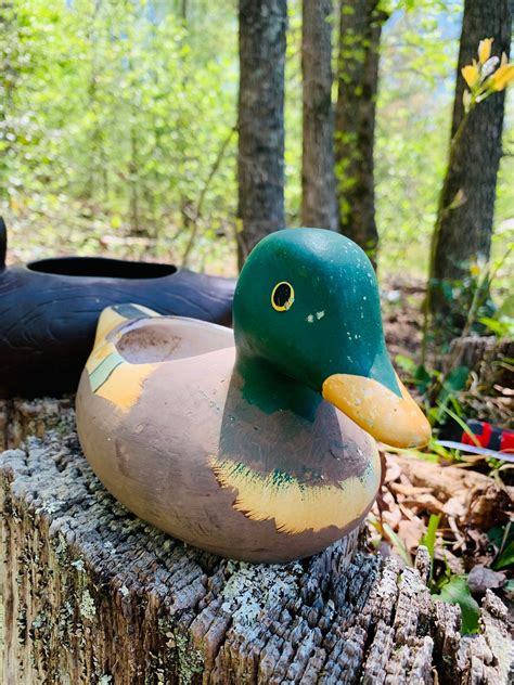 Vintage 1950s60s Ceramic Duck Planterpots Vintage Plants Etsy