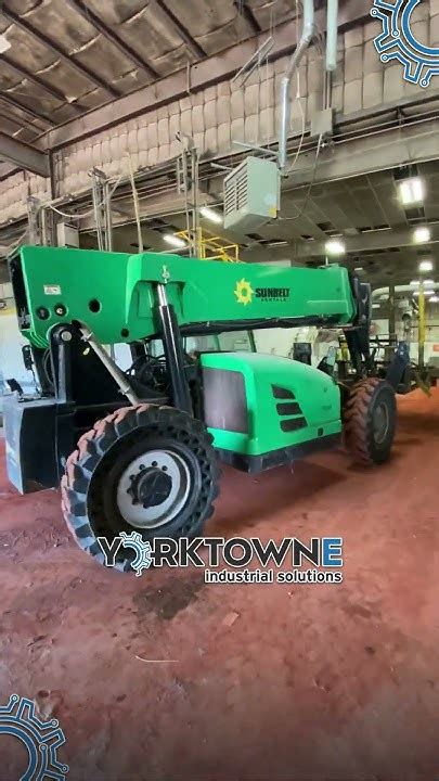 Telehandler Lifting A Massive Piece Of The Old Concrete Plant Shorts