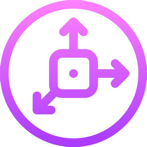 Accelerometer Sensor Basic Gradient Lineal Color Icon