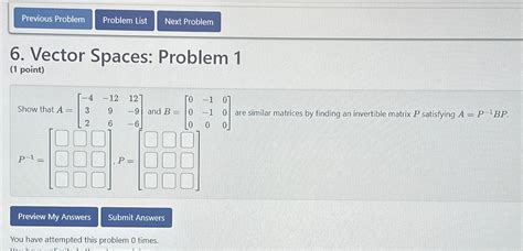 solved vector spaces problem 1 1 ﻿point show that