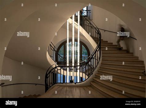 Staircase Bourse De Commerce Paris France Architect Tadao Ando
