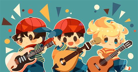 Ness Luka Ninten Mother Log9 Pixiv