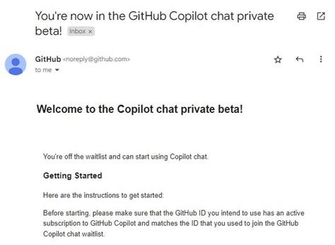 Finally Got Access To Github Copilot Chats Private Beta I Can Just